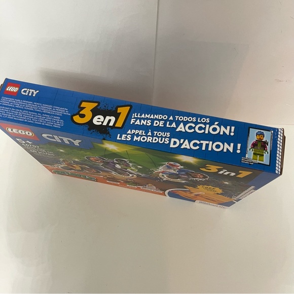 Lego | Toys | Lego City Stuntz Value Set 3 Minifigures 3 Bikes And ...